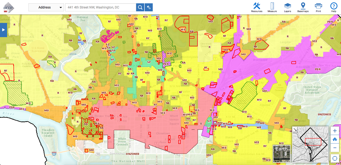 D.C. Launches a New Interactive Zoning Map - Route Fifty
